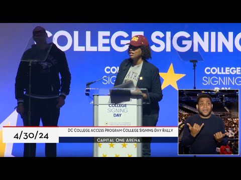 Mayor Bowser Delivers Remarks at DC College Access Program's College ...