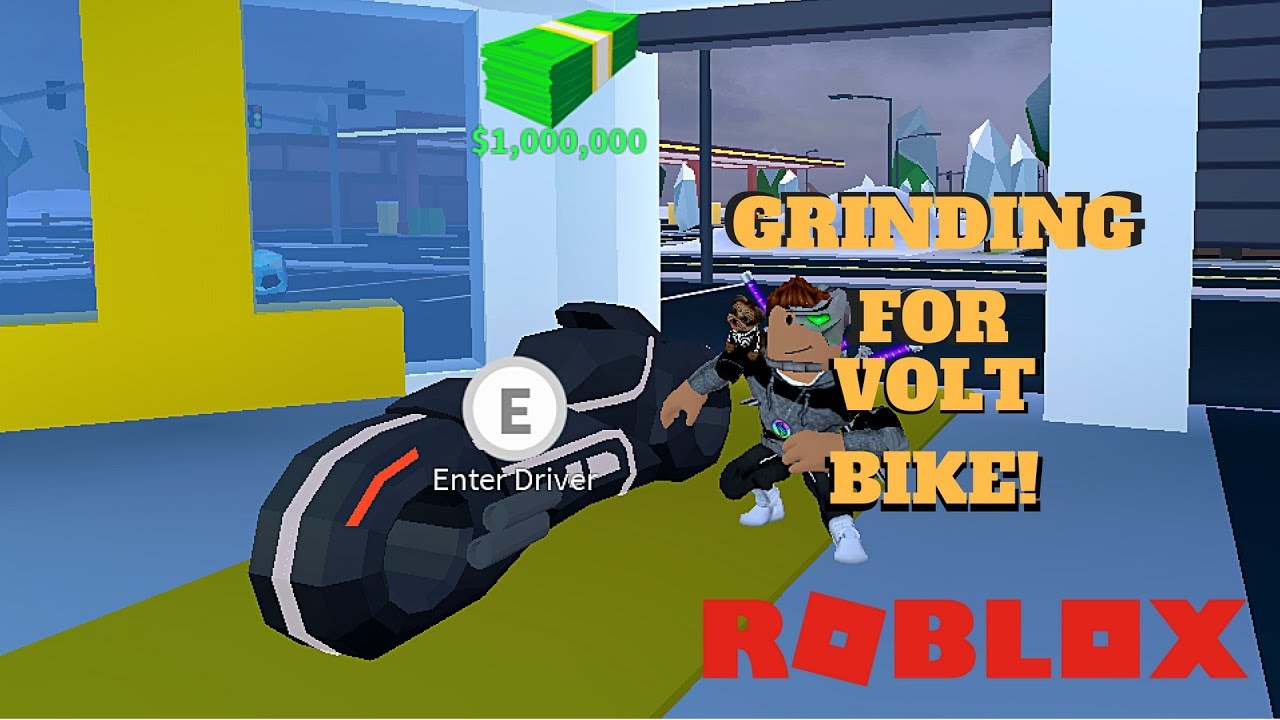 Roblox Jailbreak: Grinding for Volt Bike with (NoClip) - YouTube