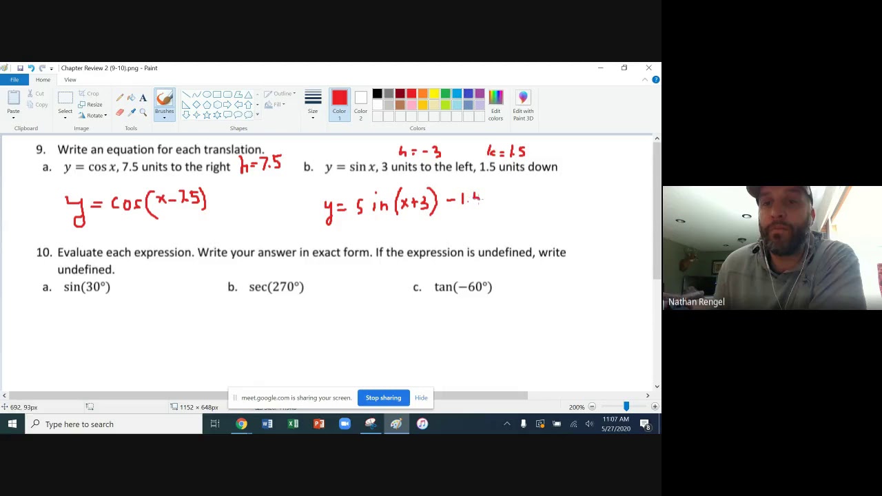 Chapter Review 2 Problem 9 and 10 - YouTube