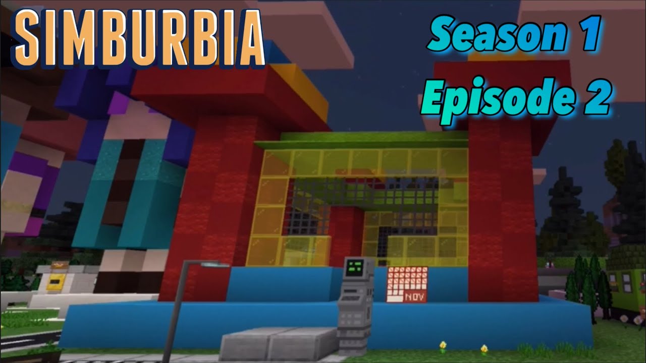 Minecraft Simburbia Series S1E2: The Bouncy Castle Is The Best Thing ...
