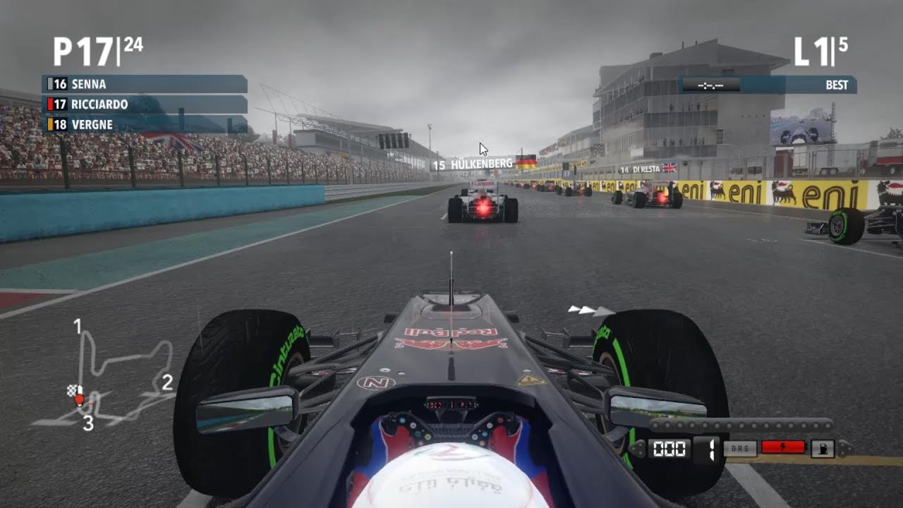 F1 2012 - GP Hungary (Welcome Back Daniel Riciardo) - YouTube