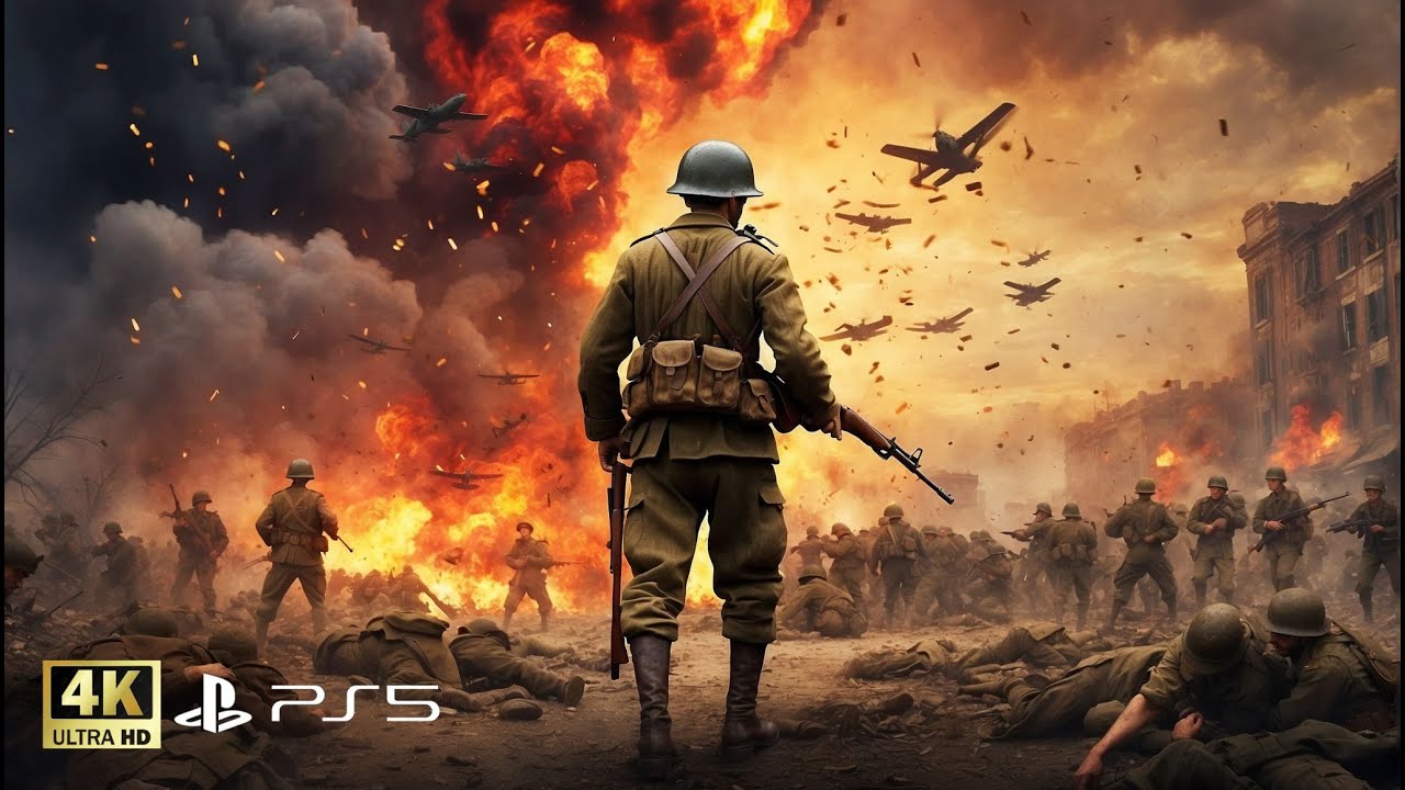 World War II™ LOOKS ABSOLUTELY STUNNING ON PS5 | Ultra Realistic ...
