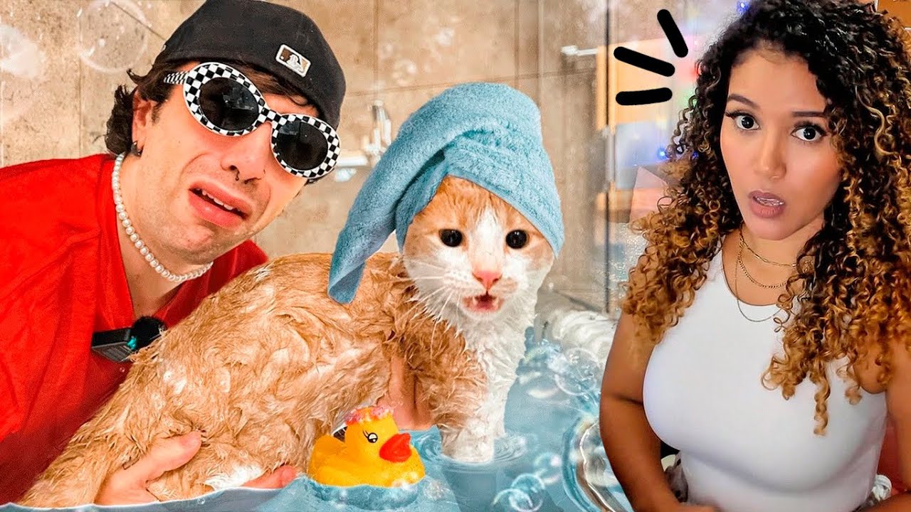 Reacciono a Carreraaa - barry se baña por primera vez 😼 | Karla Marcela ...