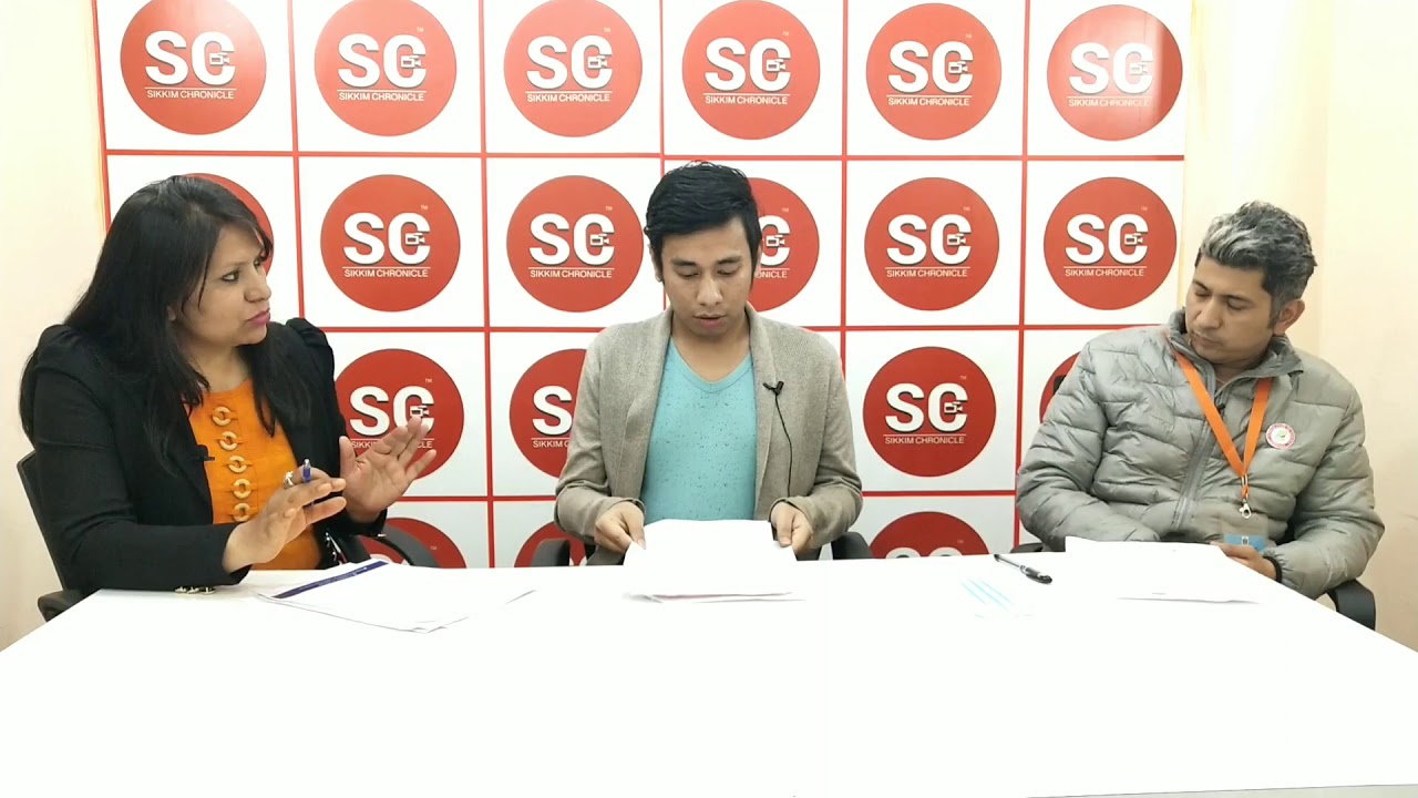 Sikkim Chronicle discusses on live video conference on - YouTube