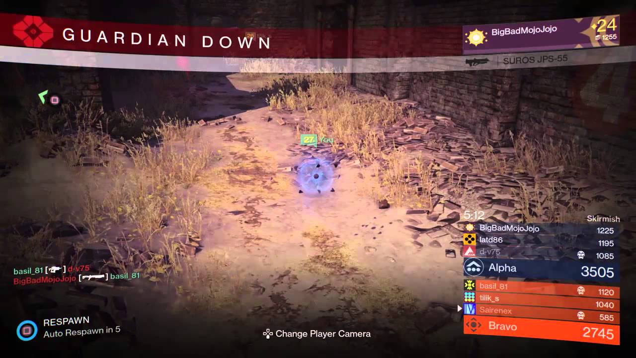 Destiny MP 003: «Skirmish» on «Rusted Lands - Eastern Flood Zone, Earth ...