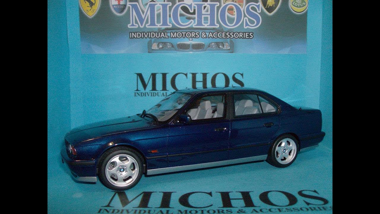 1/18 Bmw M5 E34 'Avus Blue 1992'/ Otto-Models [OT576] Resin Model - YouTube