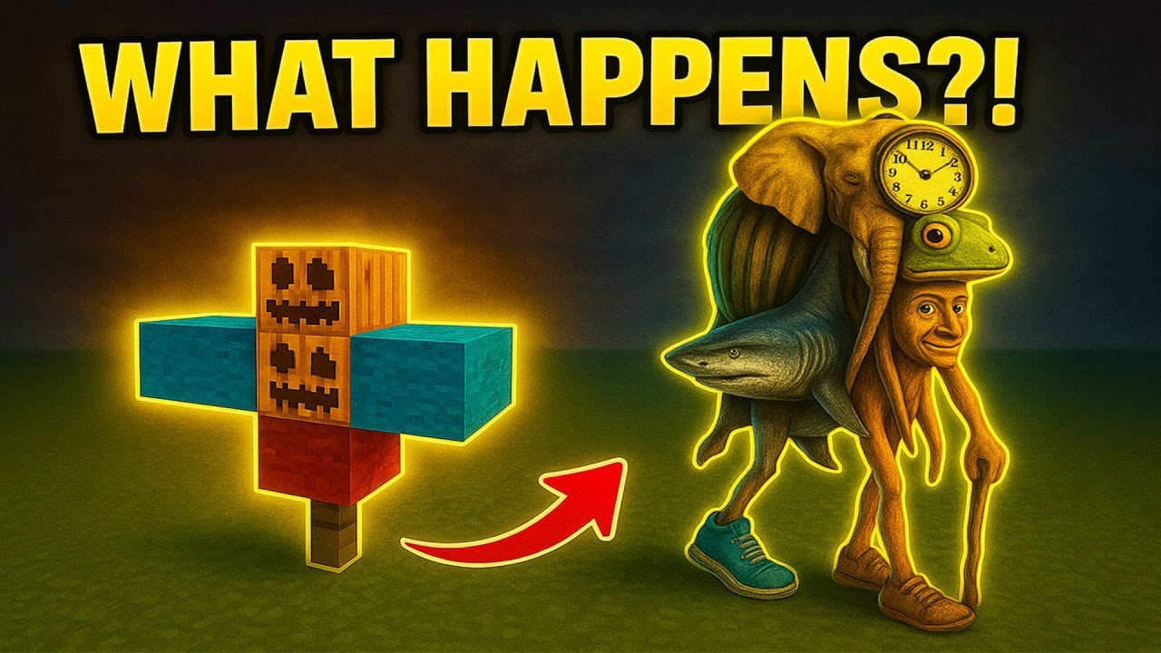 Cursed Italian Brainrot Addon in Minecraft PE - YouTube