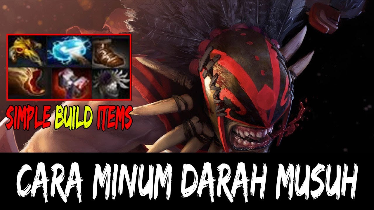 LUCKY [Bloodseeker] Simple Build Gameplay - Dota 2 - YouTube