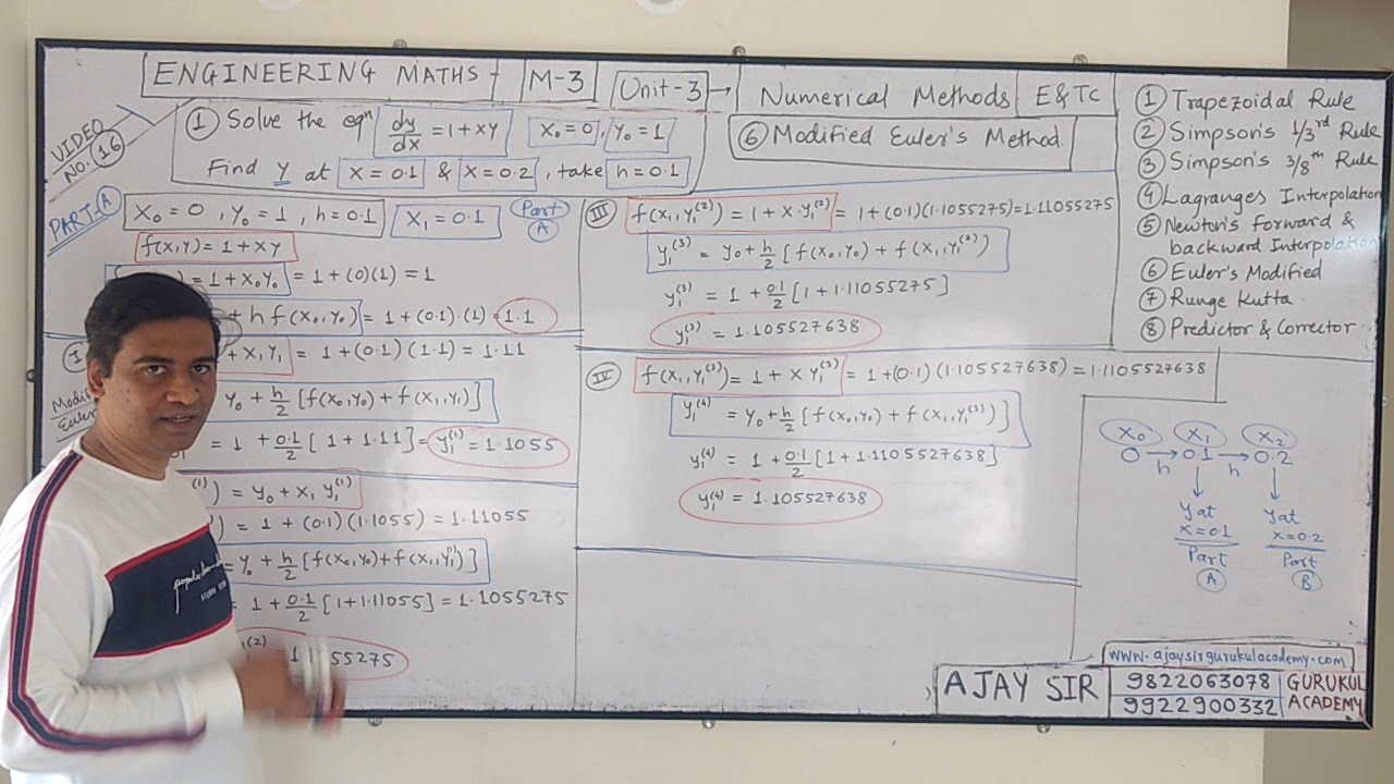 ENGG-MATHS-M3- NM- EULER- 16 - YouTube