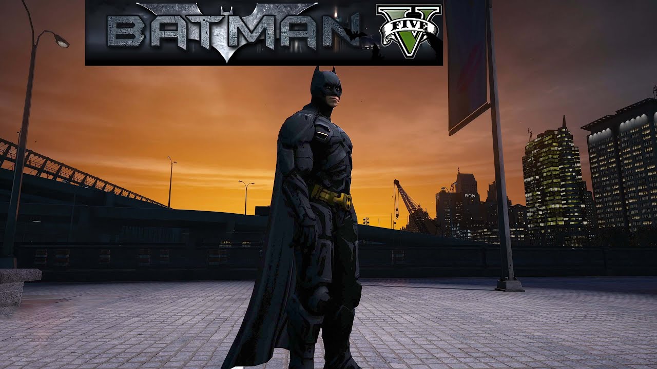 GTA 5 Batman Mod Custom Animations - YouTube