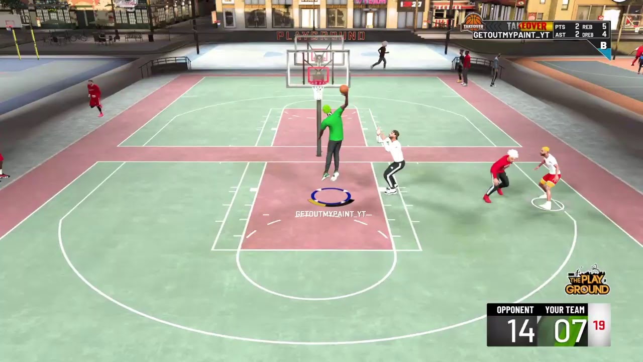 NBA 2k20 park GAMEPLAY glass cleaning lock down 87 overall - YouTube