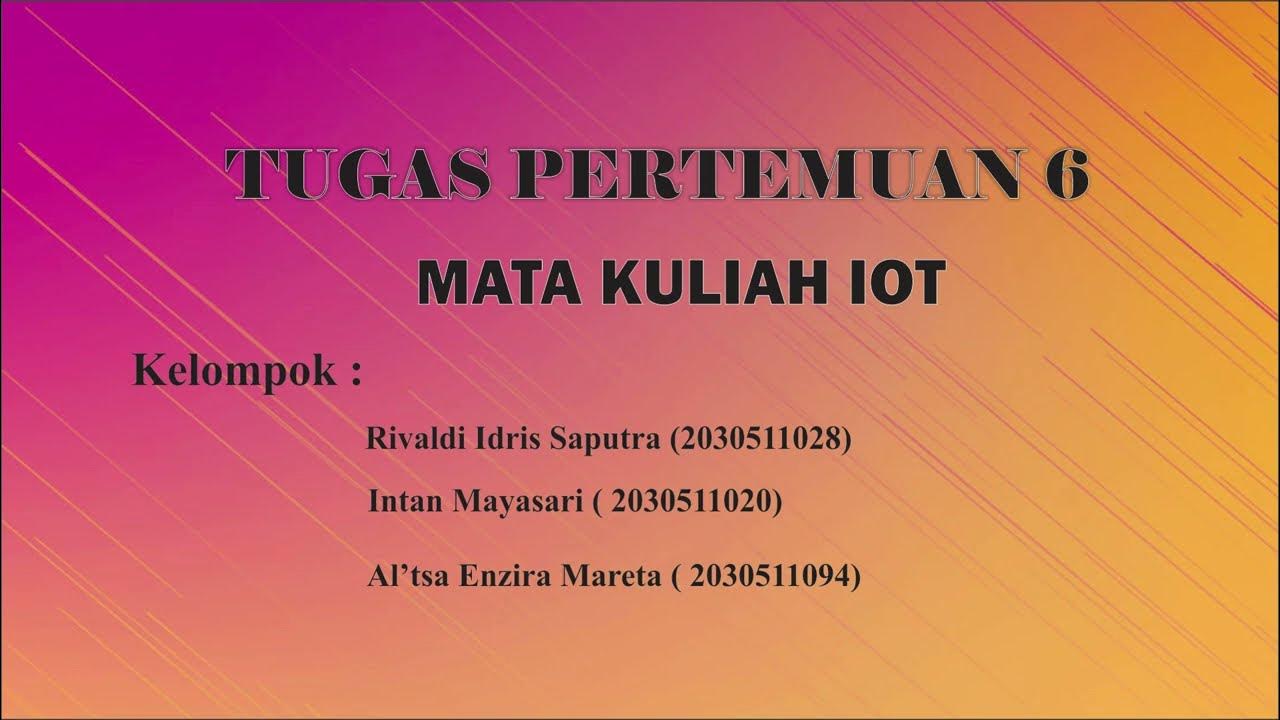 Simulasi Esp32 Dengan Sensor Dht22 Dan Led Yang Dihubungkan Pada Aplikasi Iot Mqtt Di Hp Youtube