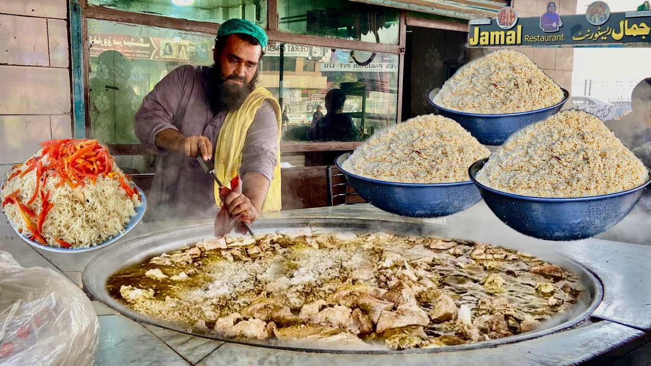 INCREDIBLE WORLD'S BIGGEST KABULI PULAO MAKING IN PAKISTAN - 1200 KG ...