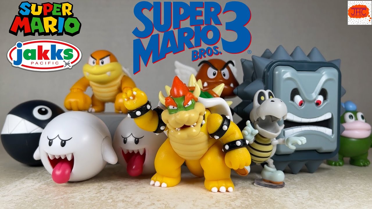 SPOOKY FOES! Super Mario Bros 3 Jakks Pacific Action Figure Review ...