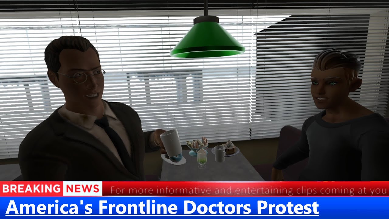 America's Frontline Doctors Protest with Press Conference - YouTube