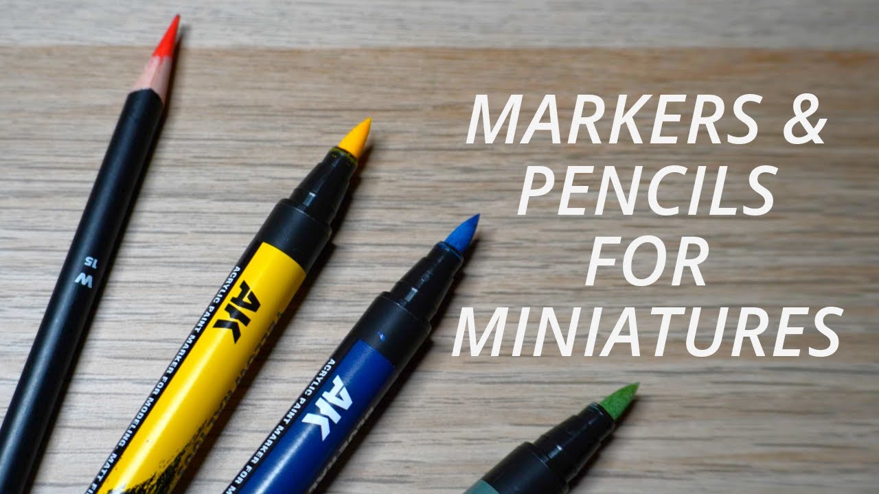 AK Interactive Markers and Pencils for Miniatures - YouTube