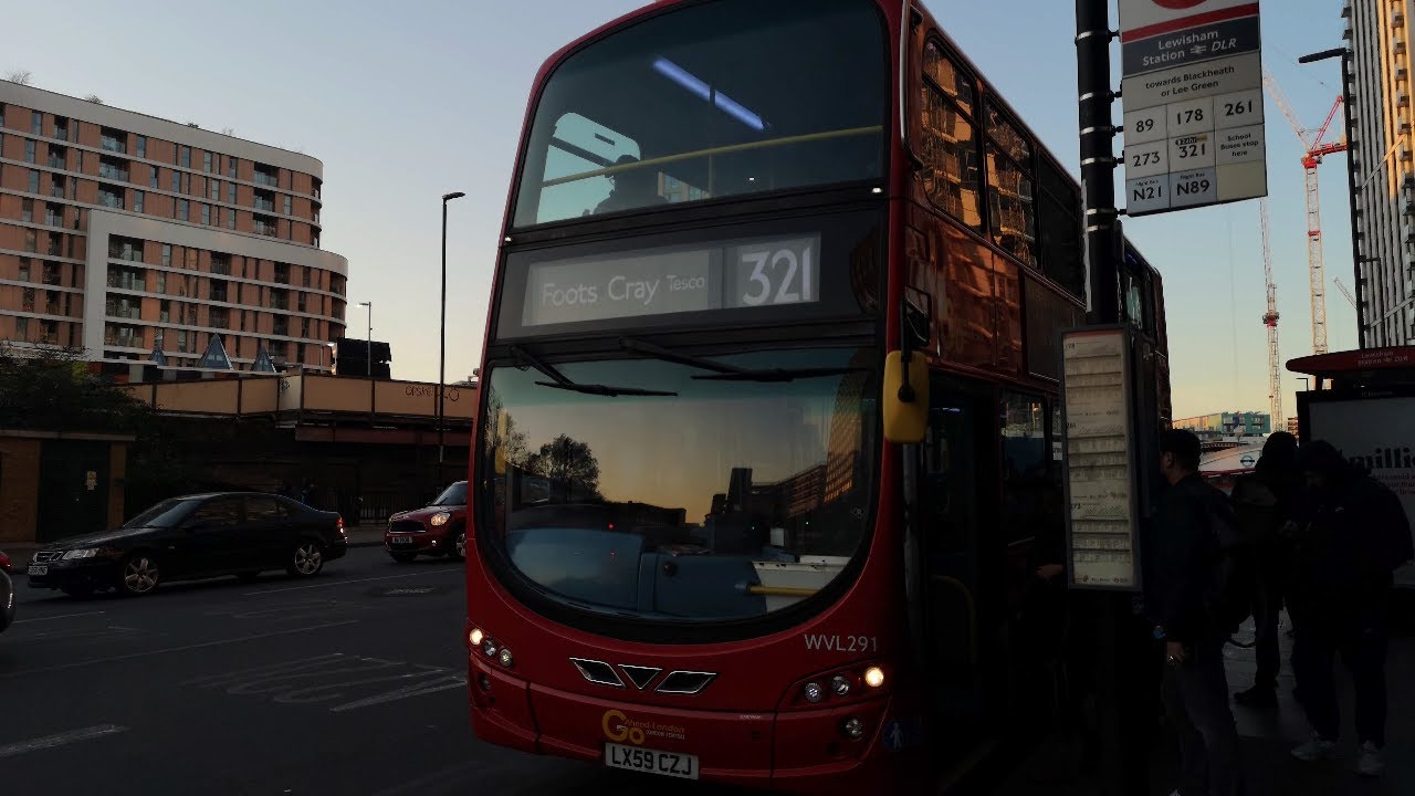 Route 321: Lewisham Clock Tower - New Cross Gate | WVL291 - YouTube