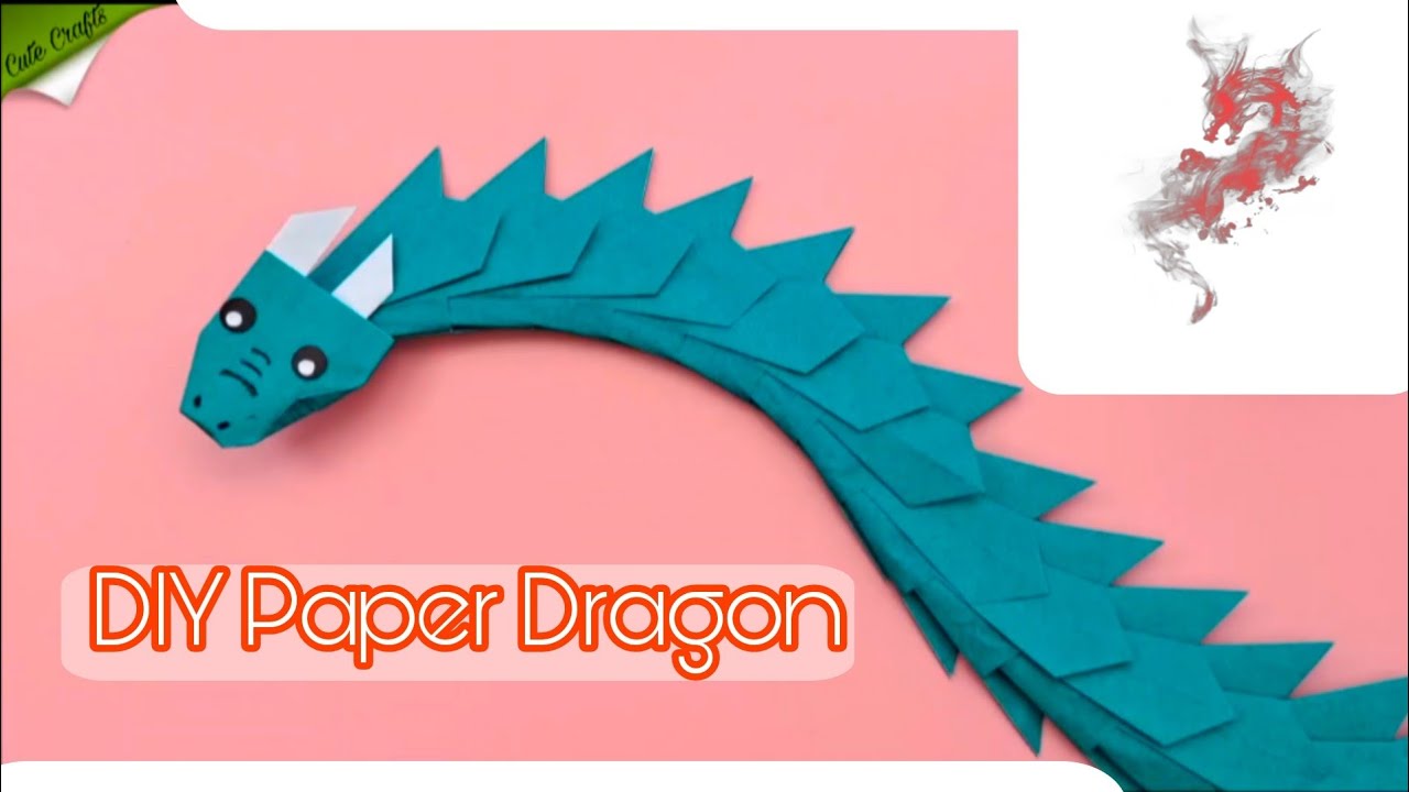 DIY Paper Craft Dragon making tutorial... 🐉 - YouTube