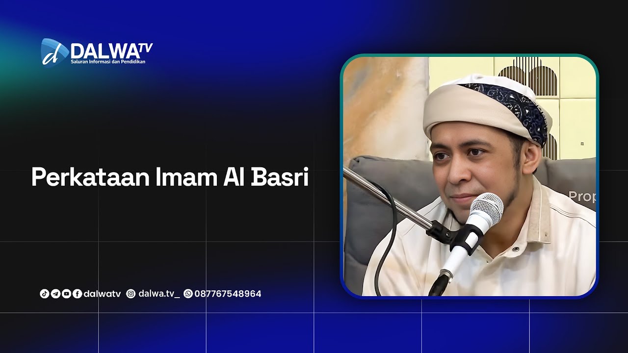 Perkataan Imam Al Basri II Al Habib Ali Ridho Baharun - YouTube