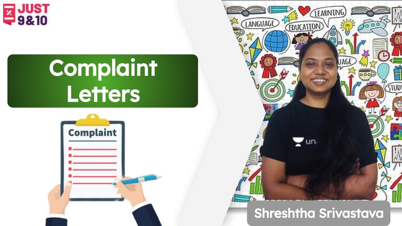 Complaint Letters | CBSE Class 10 | English Literature | Just Class 9 ...