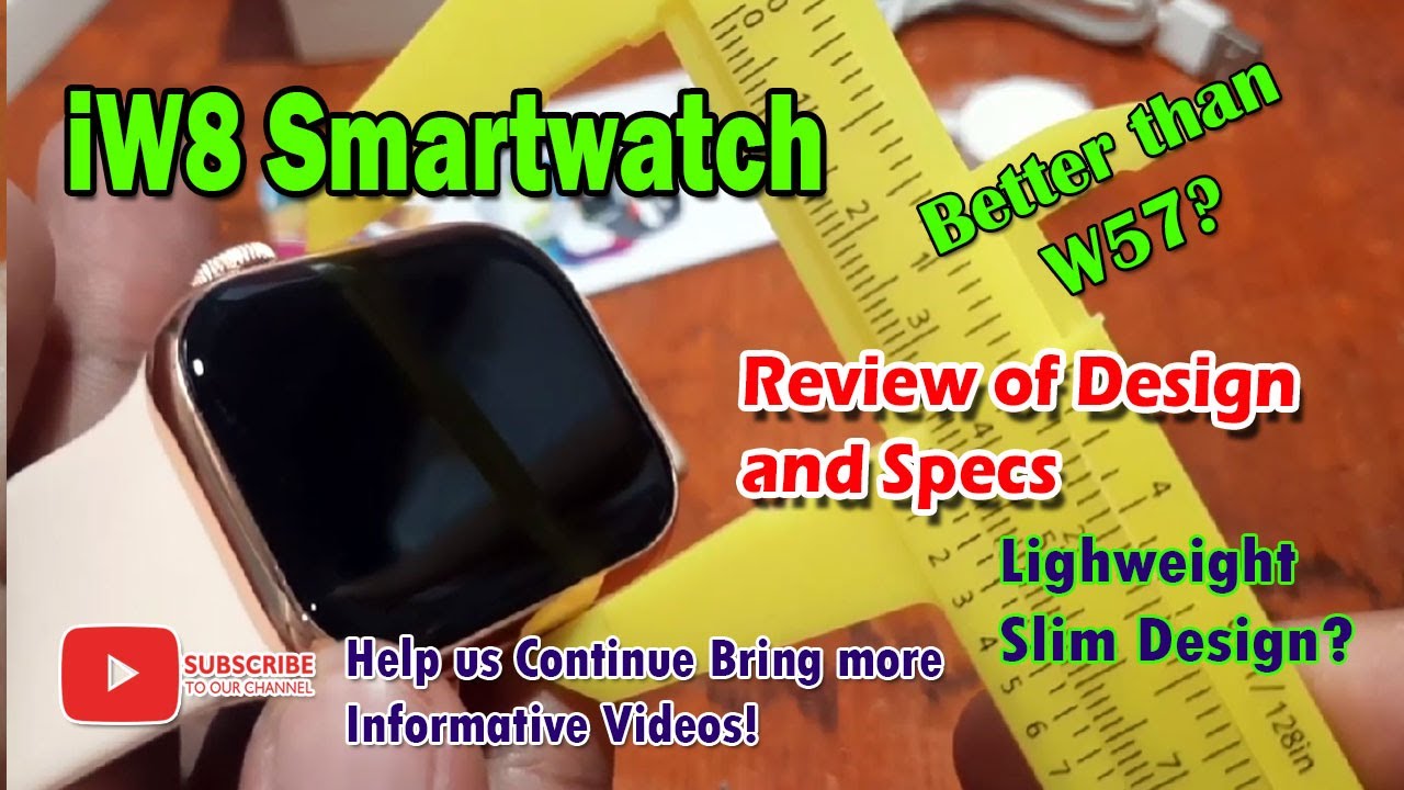 IW8 Smartwatch - Unboxing, Review of Design and Specifications - YouTube