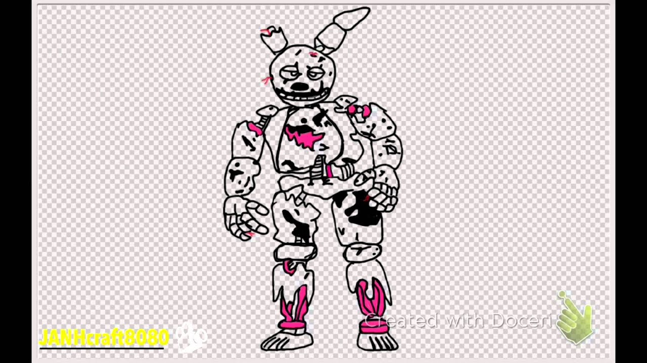 Springtrap speedpaint (by JANHcraft8080) - YouTube