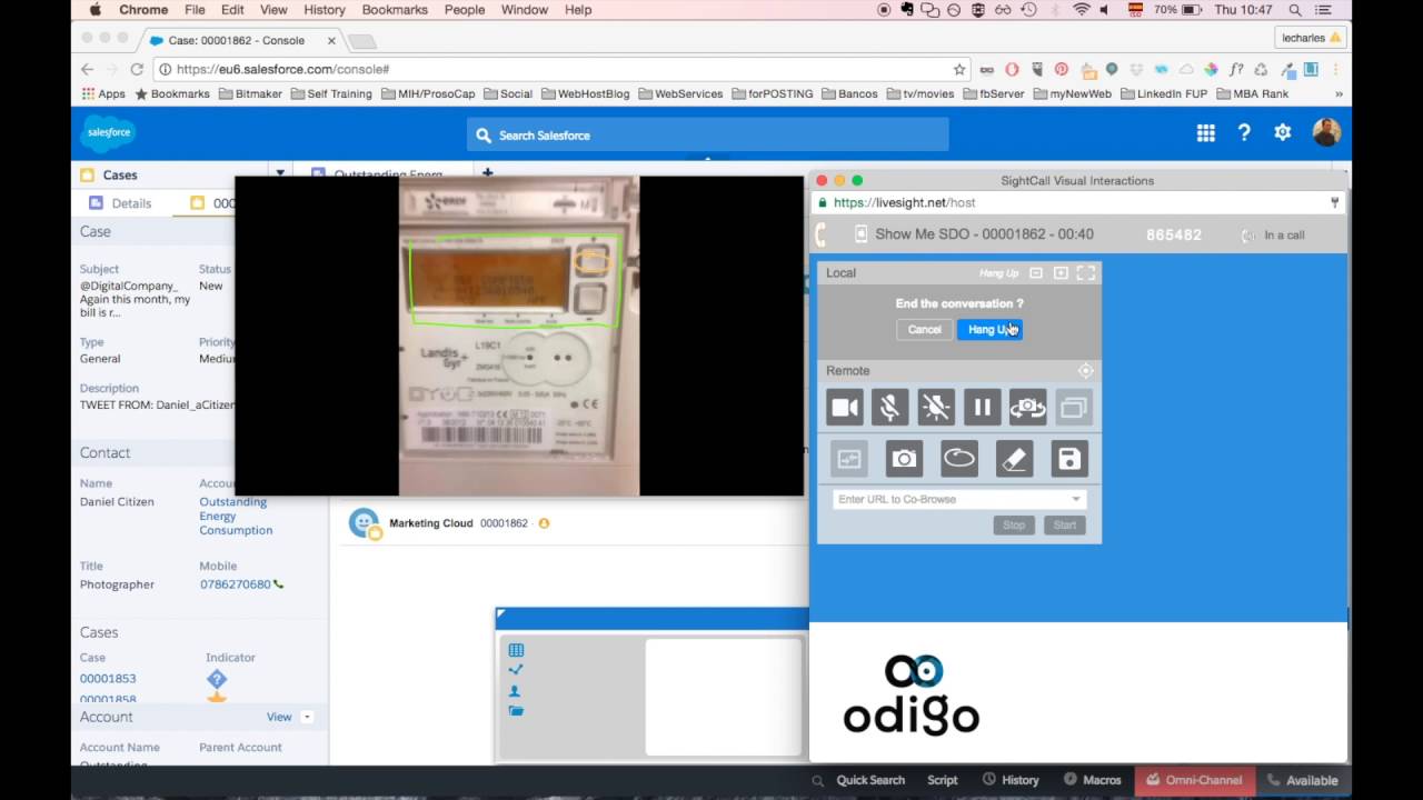 Odigo for Utilities - Demo by screencast - YouTube