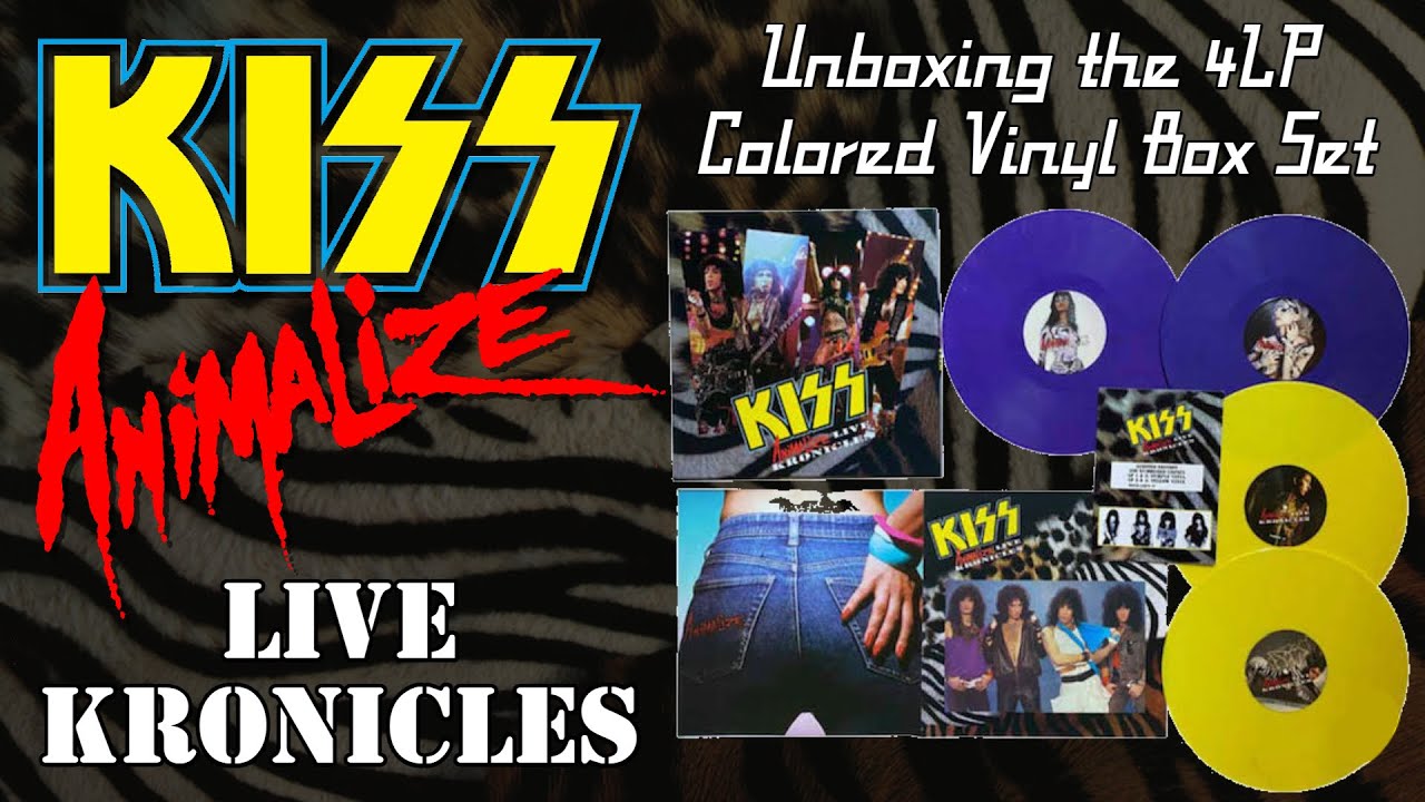 Unboxing the KISS - Animalize Live Kronicles 4LP Colored Vinyl Box Set ...