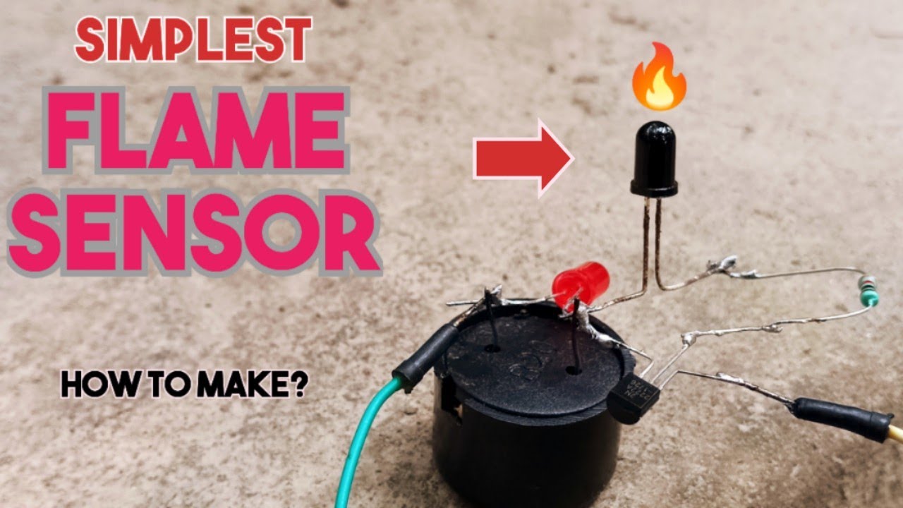How to make flame sensor at home. - YouTube