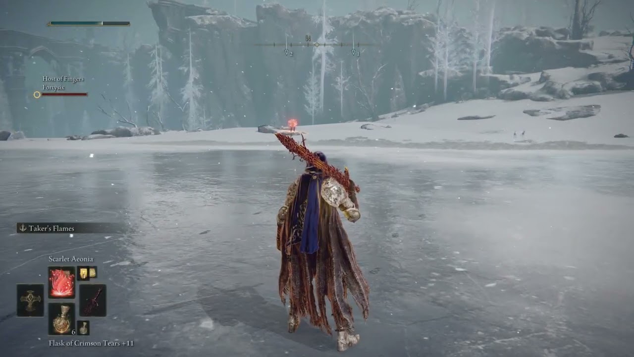 ELDEN RING - SCARLET AEONIA Against Invader - YouTube
