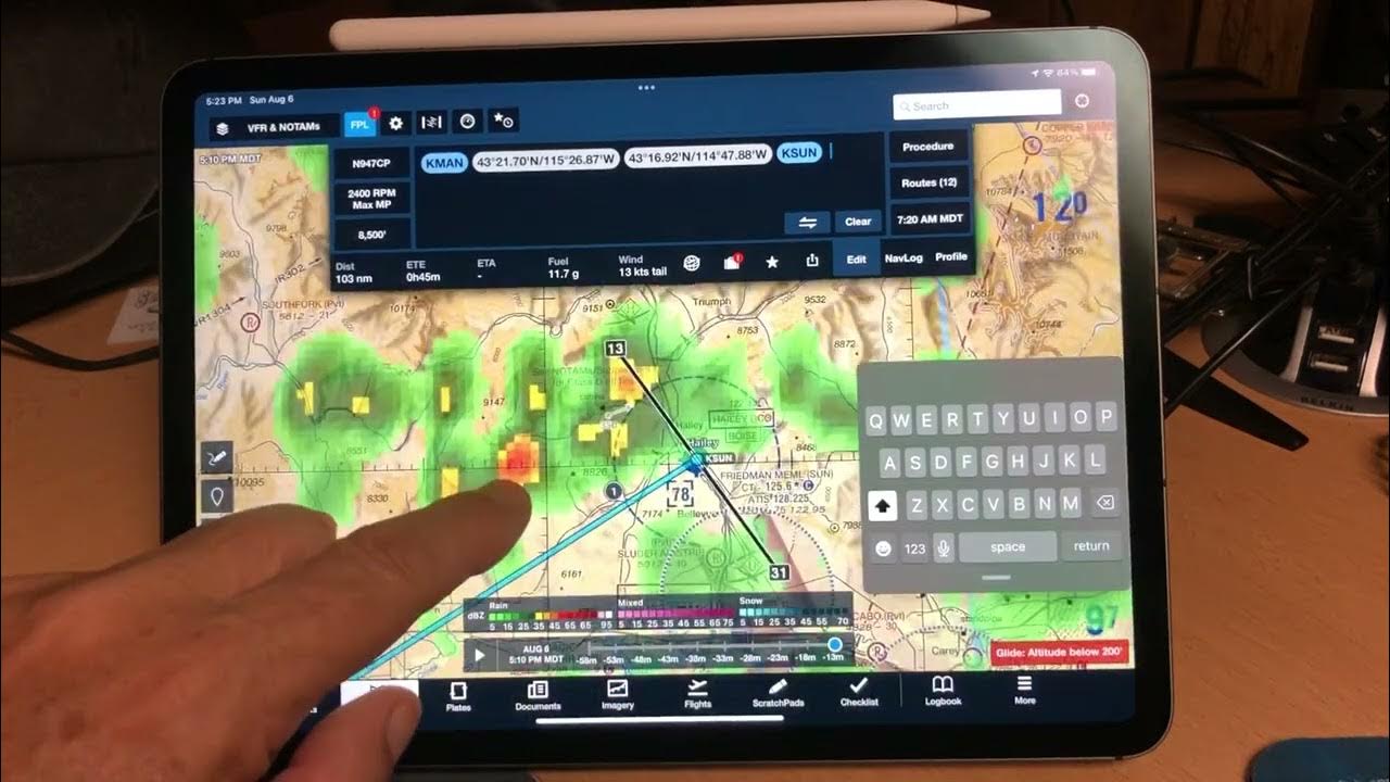 Create a route and flight plan in ForeFlight. - YouTube