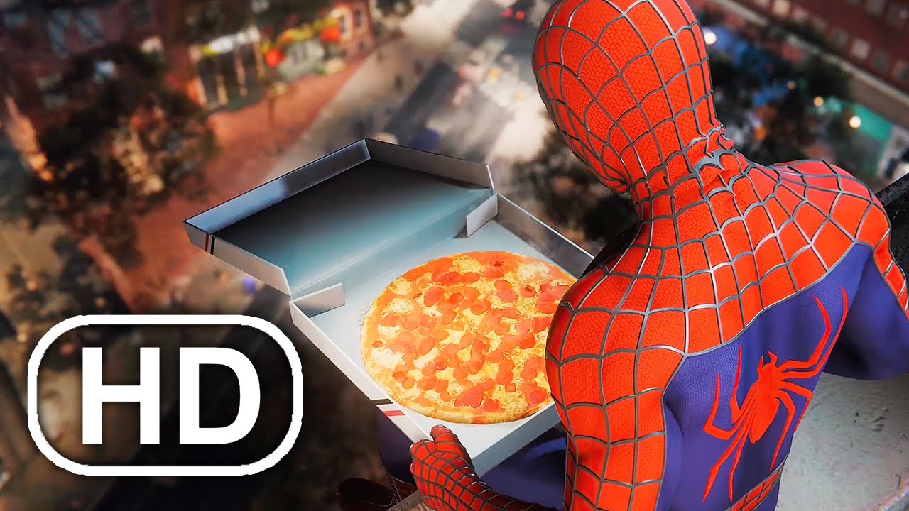 Spider-Man Pide Una Pizza A Eddie´s Pizza - Spider-Man Remastered PS5 ...