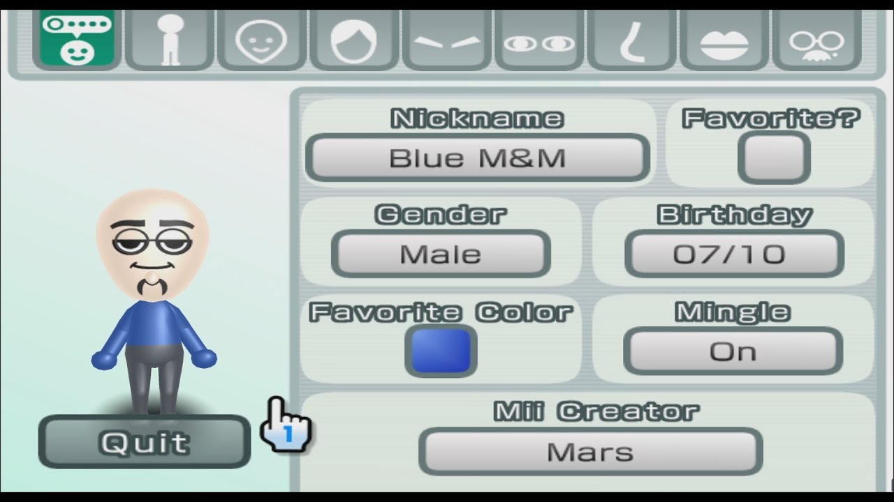 Blue M&M - M&Ms - Mii 1618 - YouTube