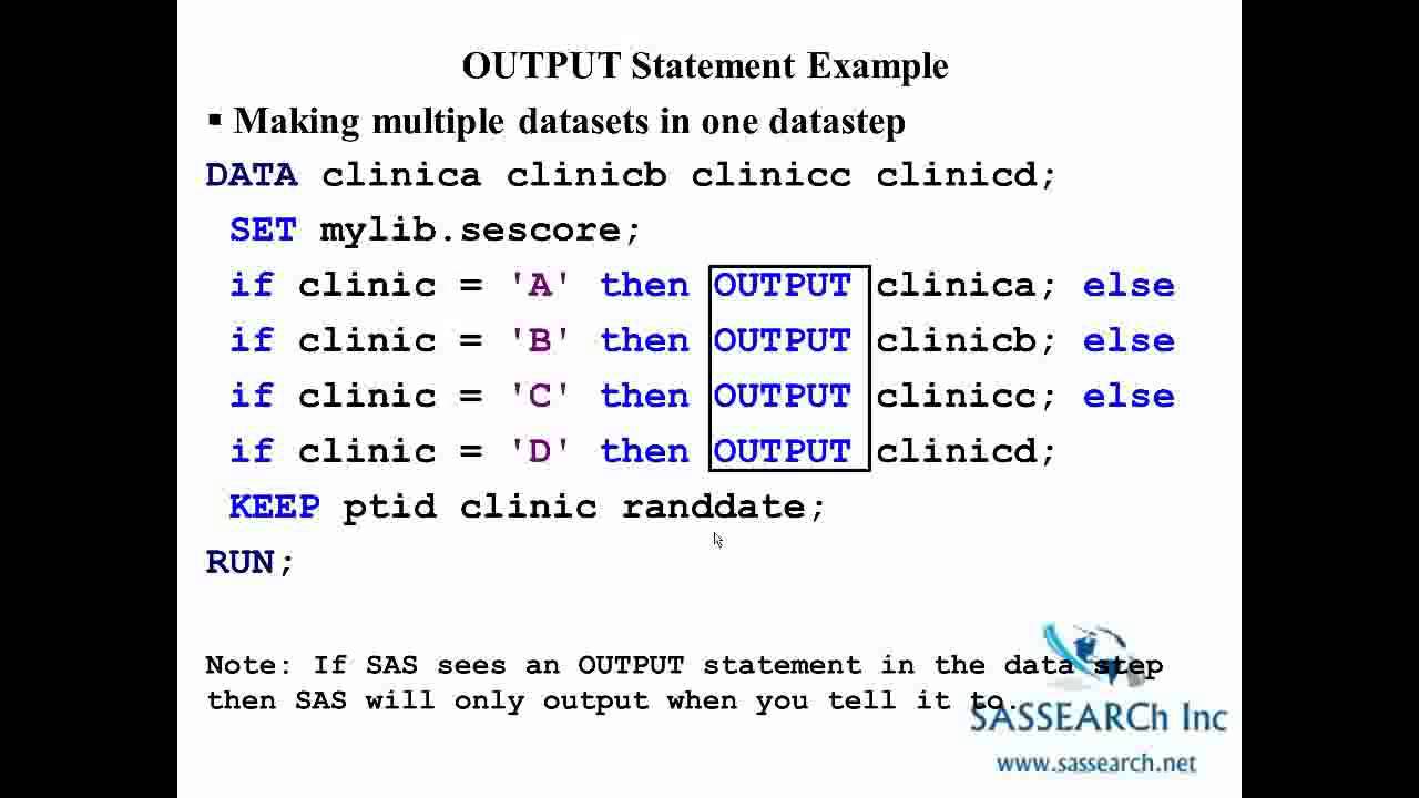 Sas Certification Combining And Subsetting Sas Datasets Youtube