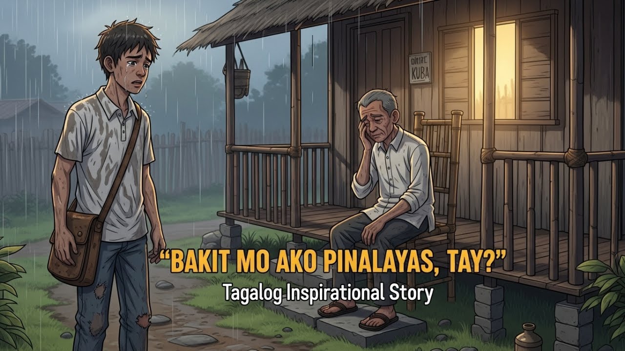 Itinaboy ng Ama ang Anak sa Gitna ng Baha | Tagalog Inspirational Story ...