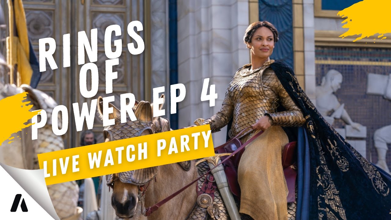 Rings Of Power Ep 4: Live Watch Party! #ringsofpower #lotrrop - YouTube