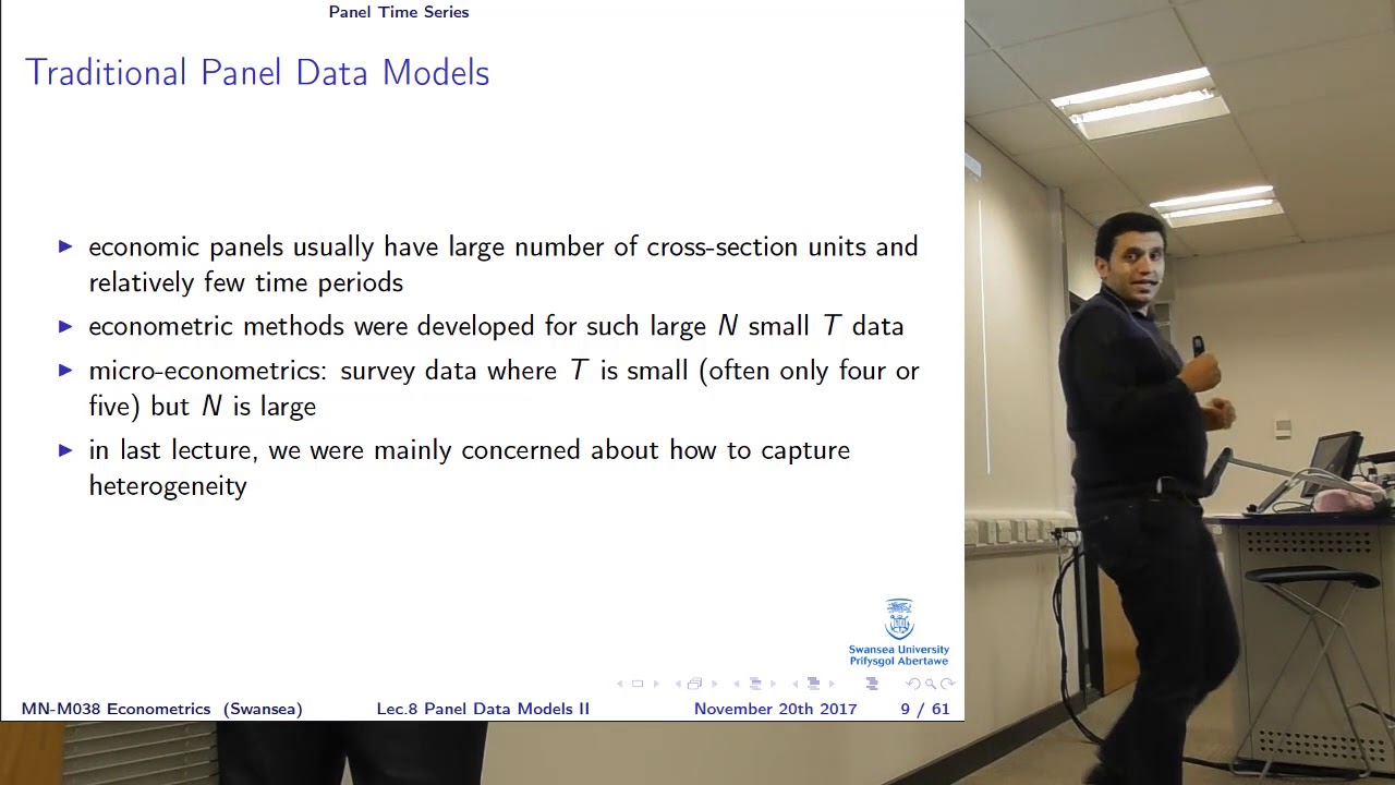 Lecture 8 Panel Data Models (Part II) - YouTube