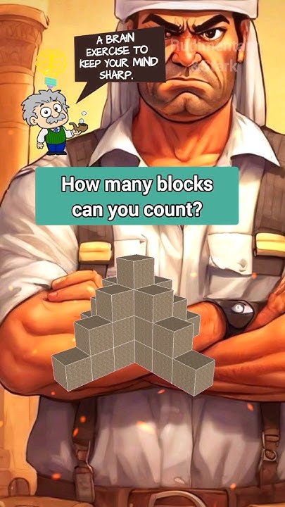 How many blocks can you count?-004.#brainteaser #braingames - YouTube