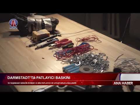 DARMSTADT’TA PATLAYICI BASKINI