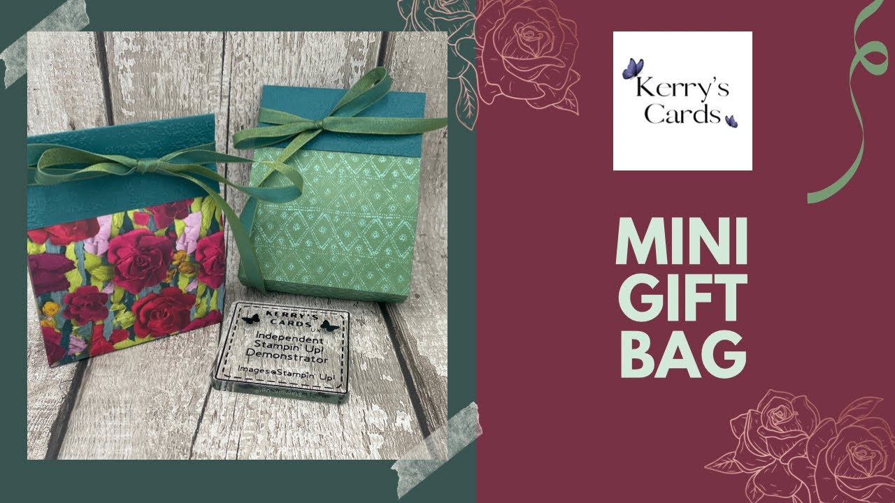 Kerry’s Cards UK | mini gift bag with topper | 6 * 12 inch paper bag ...