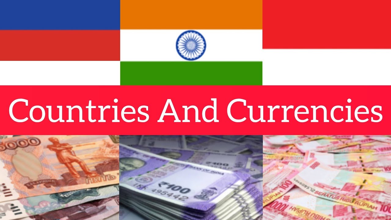 Countries And Currencies || Country And Currency || Currency Of All ...