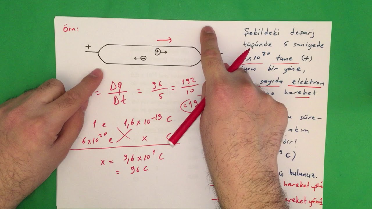 ELEKTRİK AKIMI-1 [Elektrik akımı, Elektroliz, Ohm Kanunu, Direnç] - YouTube
