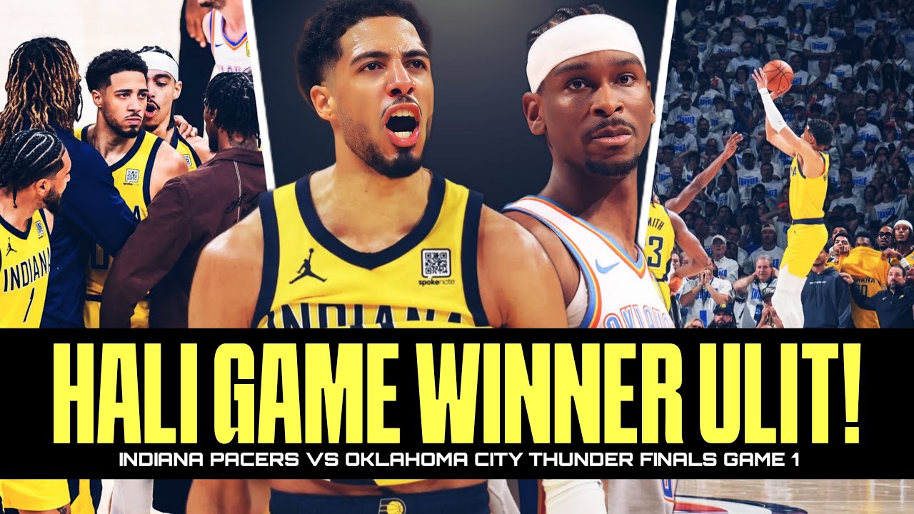 GAME WINNER na naman ni Haliburton sa Finals! OKC Thunder vs Indiana ...