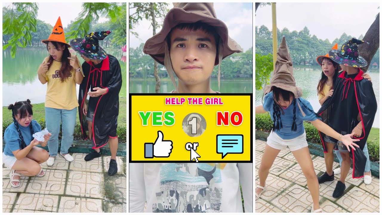 Rich wizard hat vs poor wizard hat 🧙🏻‍♂️ Help the girl? 💔 by SH vs LNS ...