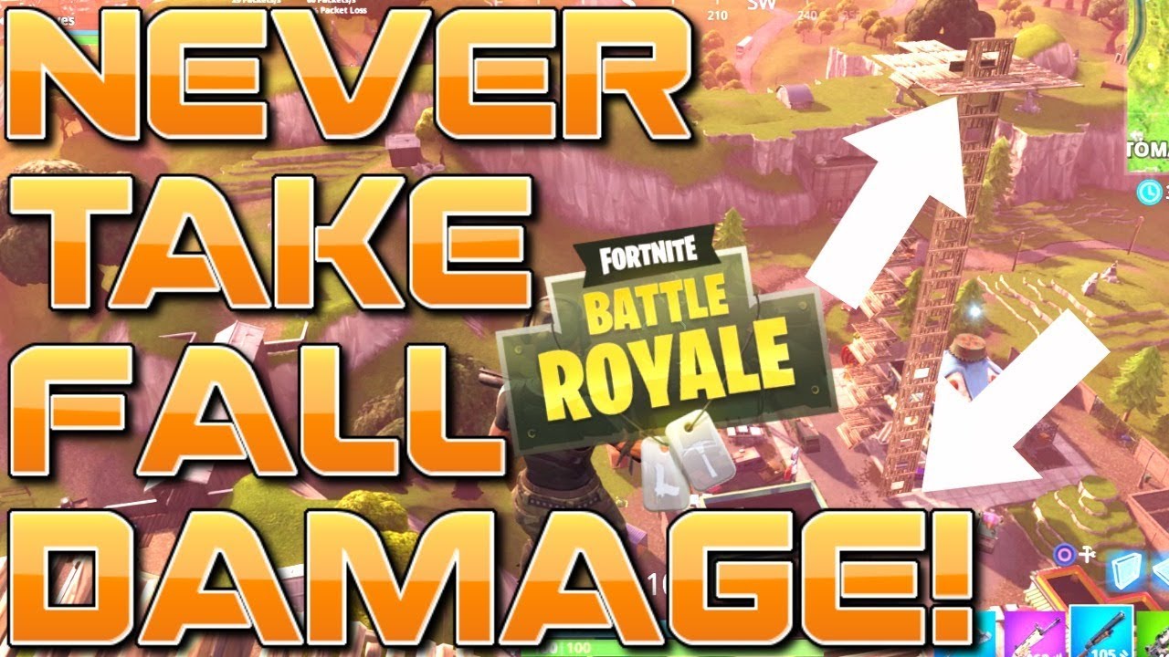 How to NEVER TAKE FALL DAMAGE AGAIN in Fortnite Battle Royale! (Tips ...