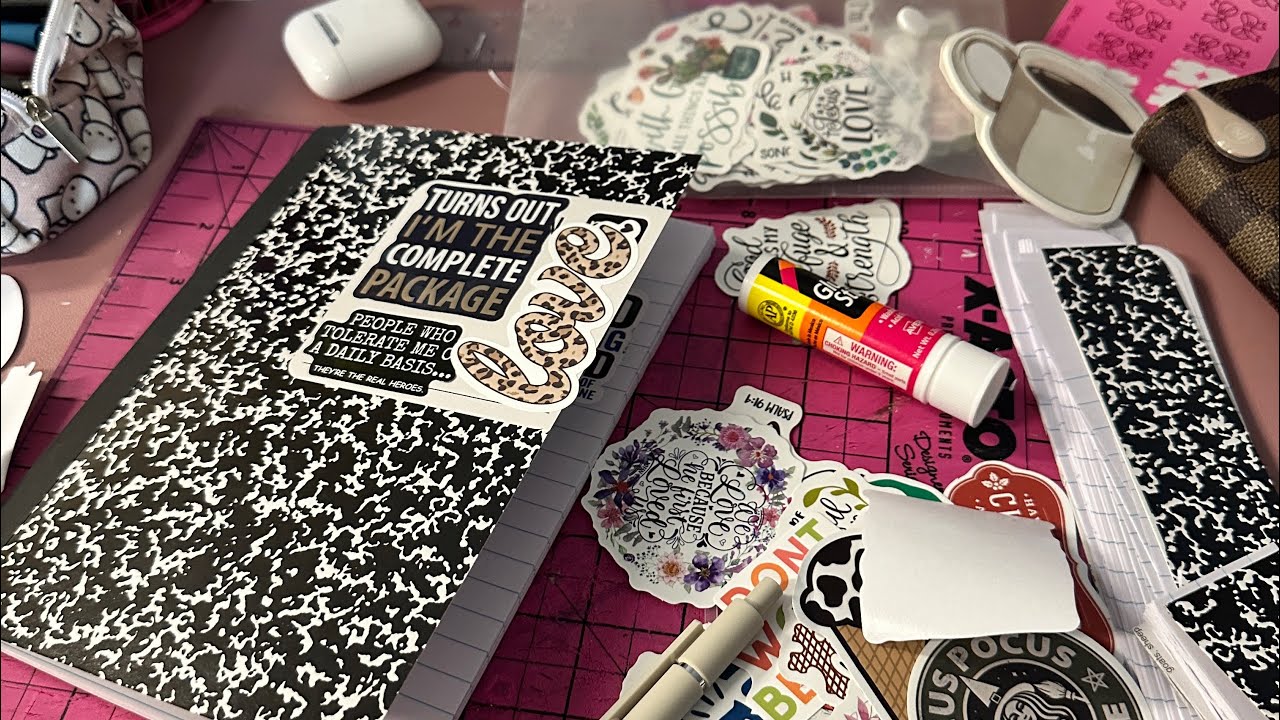 Composition Bullet Journal Cut Down - Part 1 - YouTube