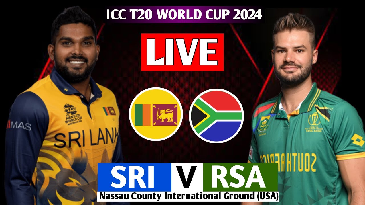 South Africa Vs Sri Lanka Icc T20 World Cup Match 2024 Sa Vs Sl 4th