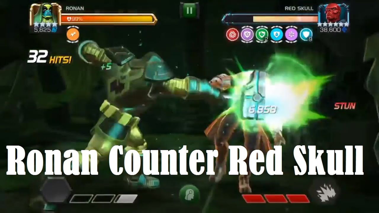 Ronan vs Uncollected Red Skull - Marvel Contest of Champions - YouTube