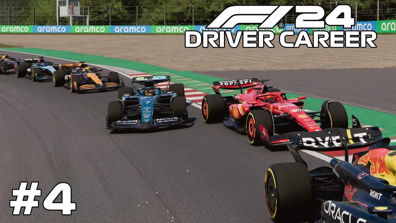 F1 24: Driver Career #4 - 5 Different Race Leaders! Running out of Fuel ...