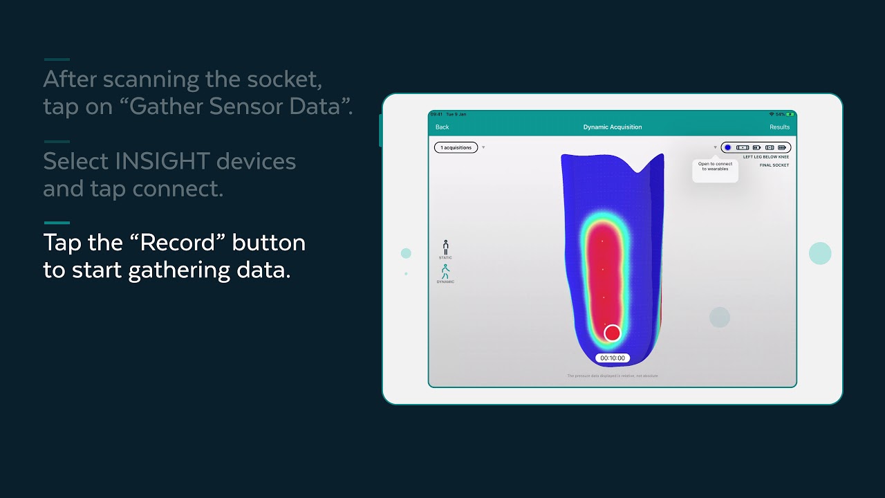 INSIGHT App - Selecting a Wearable - YouTube